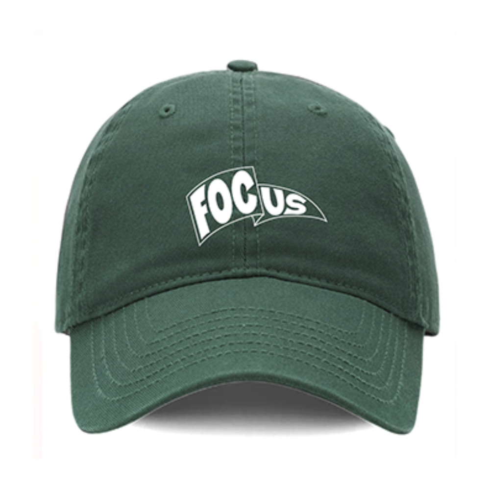 Focus Pendant Logo Dad Cap - Forest Green