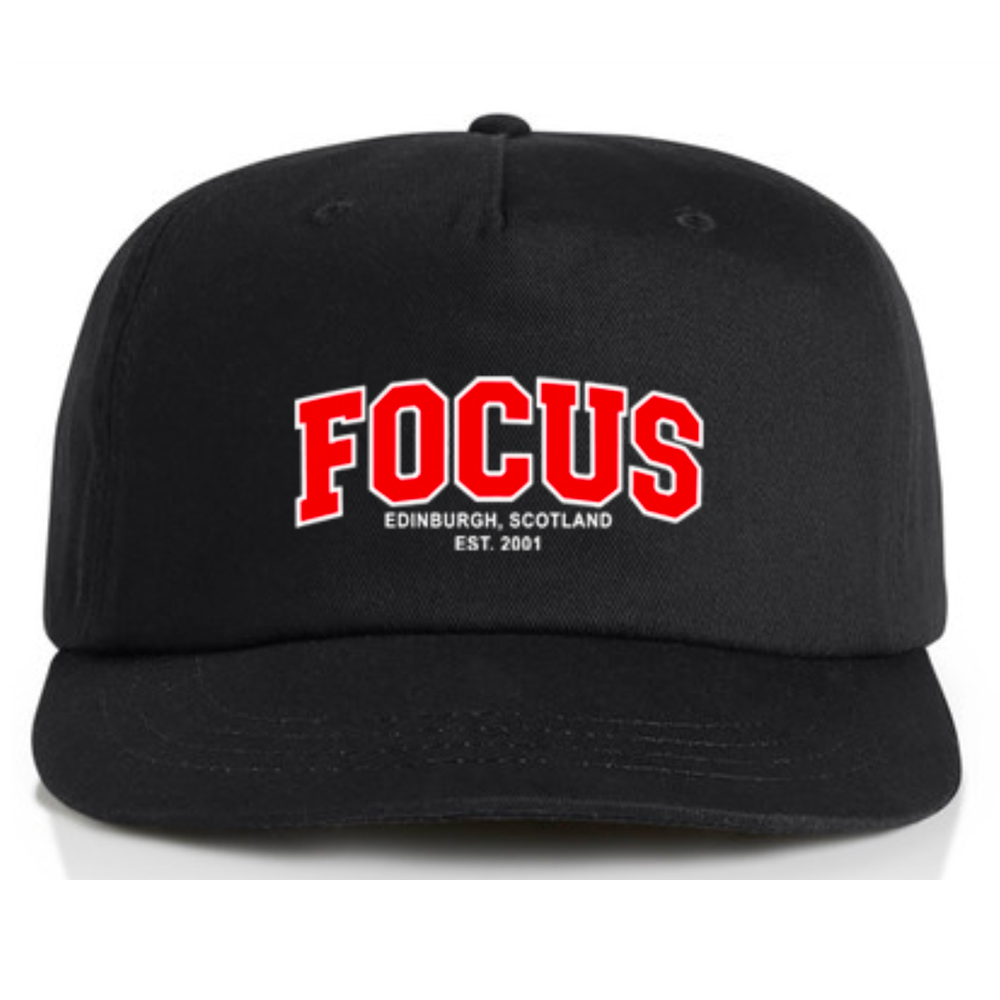 Focus College Logo Surf Cap - Black